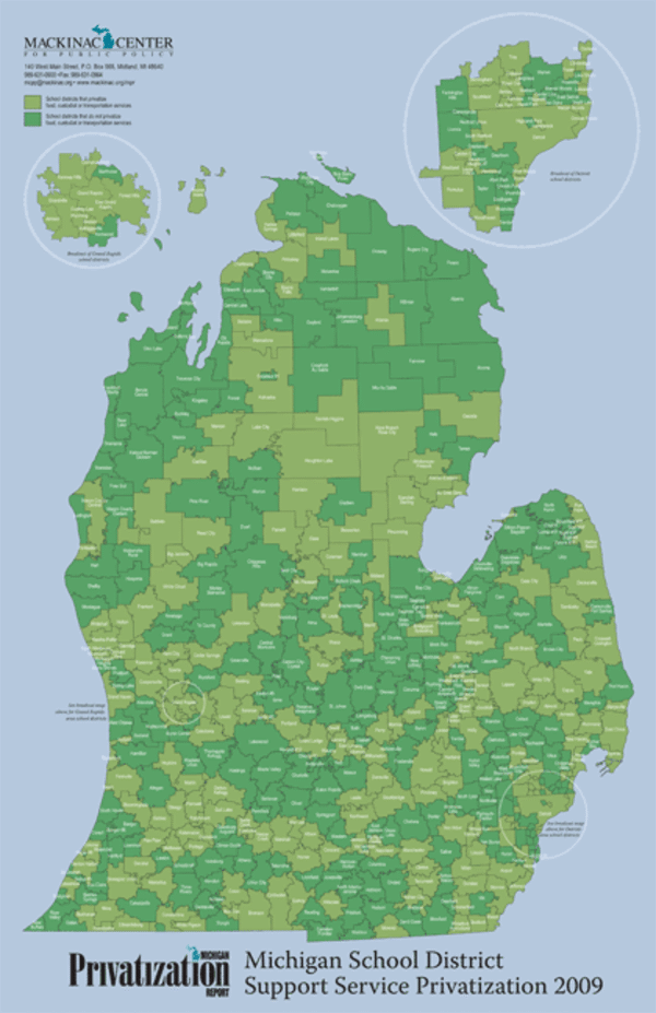 Appendix A: Map of Survey Findings by School District – Michigan School ...