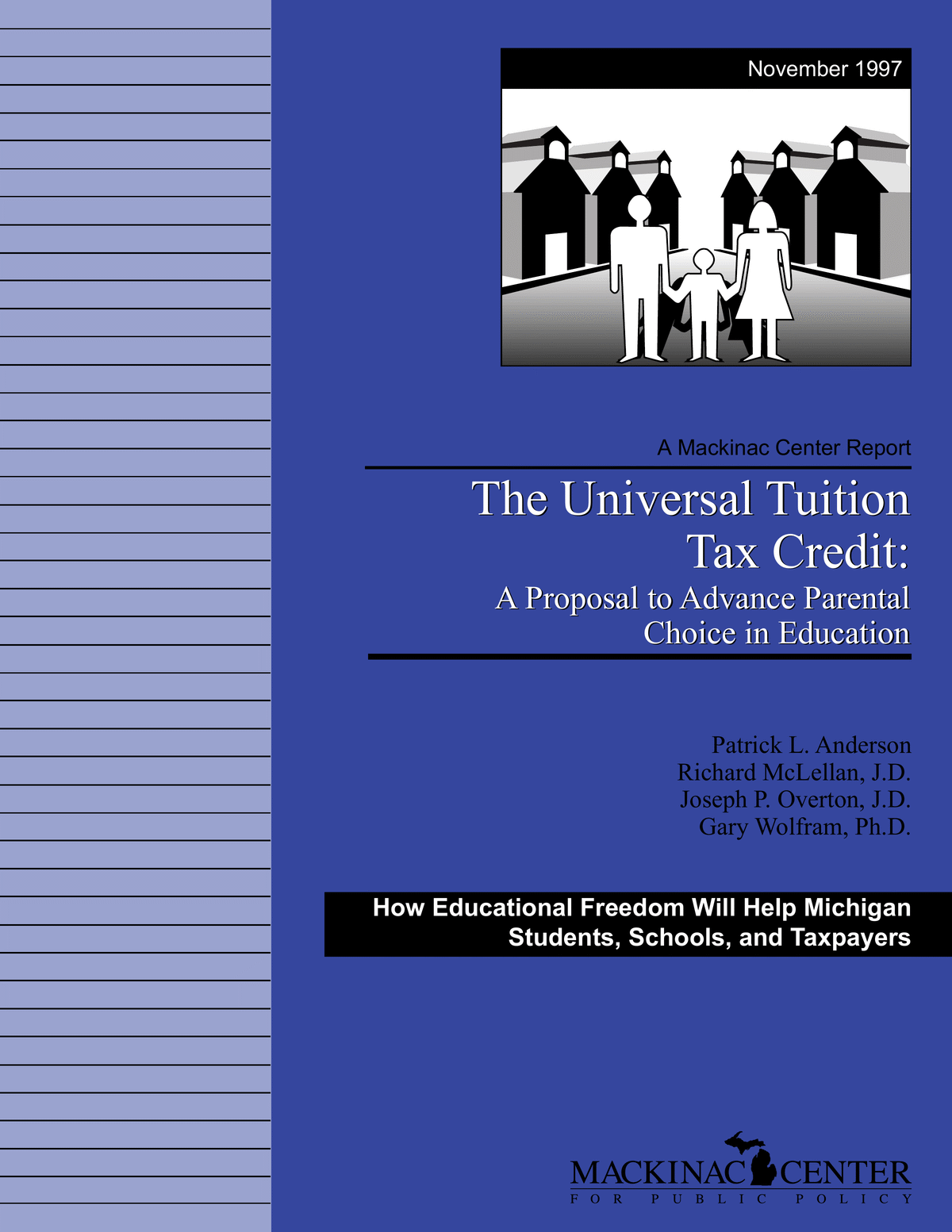The Universal Tuition Tax Credit: A Proposal to Advance Parental Choice ...