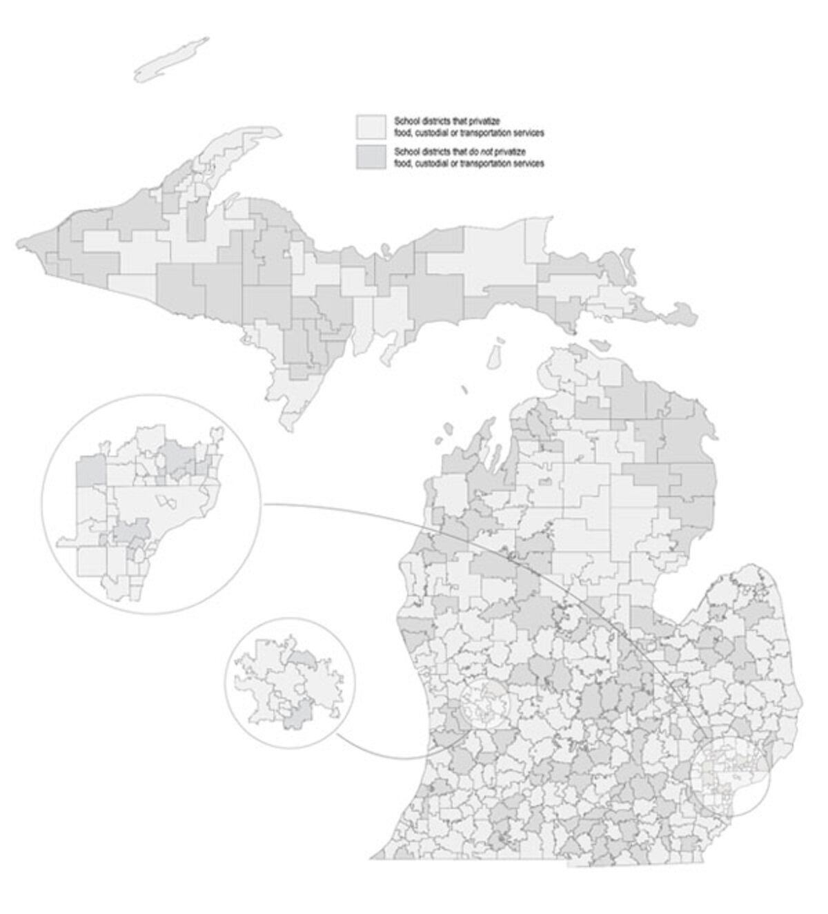 Appendix B: Map of Survey Findings by School District – Michigan School ...