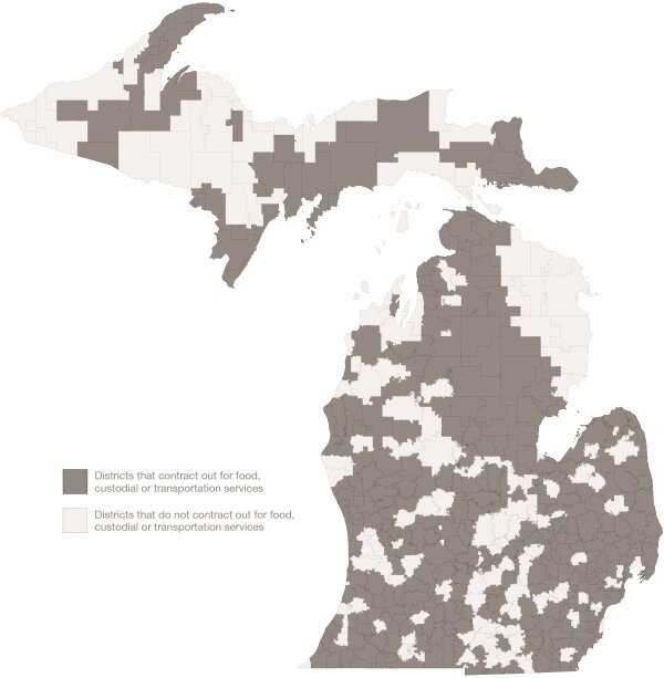 Appendix B: Map of Survey Findings by School District – Michigan School ...