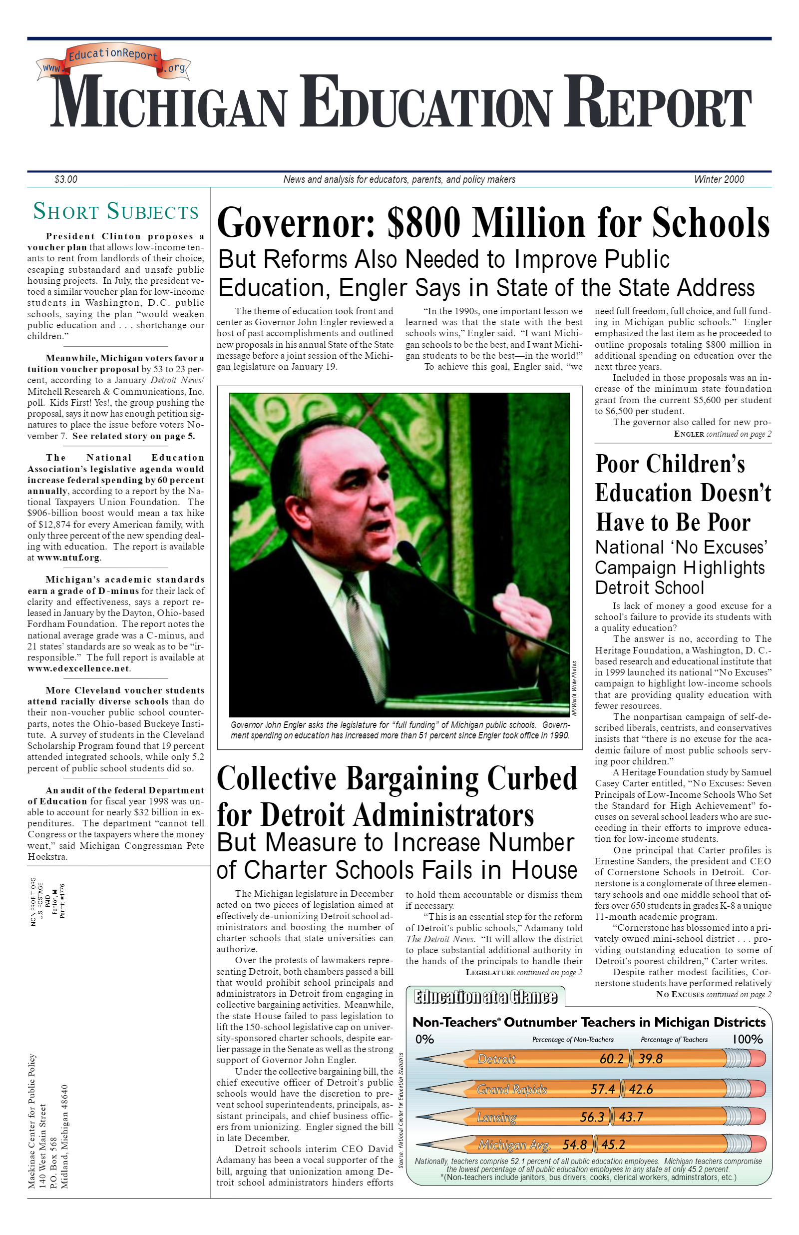 Michigan Education Report (2000-01) – Mackinac Center