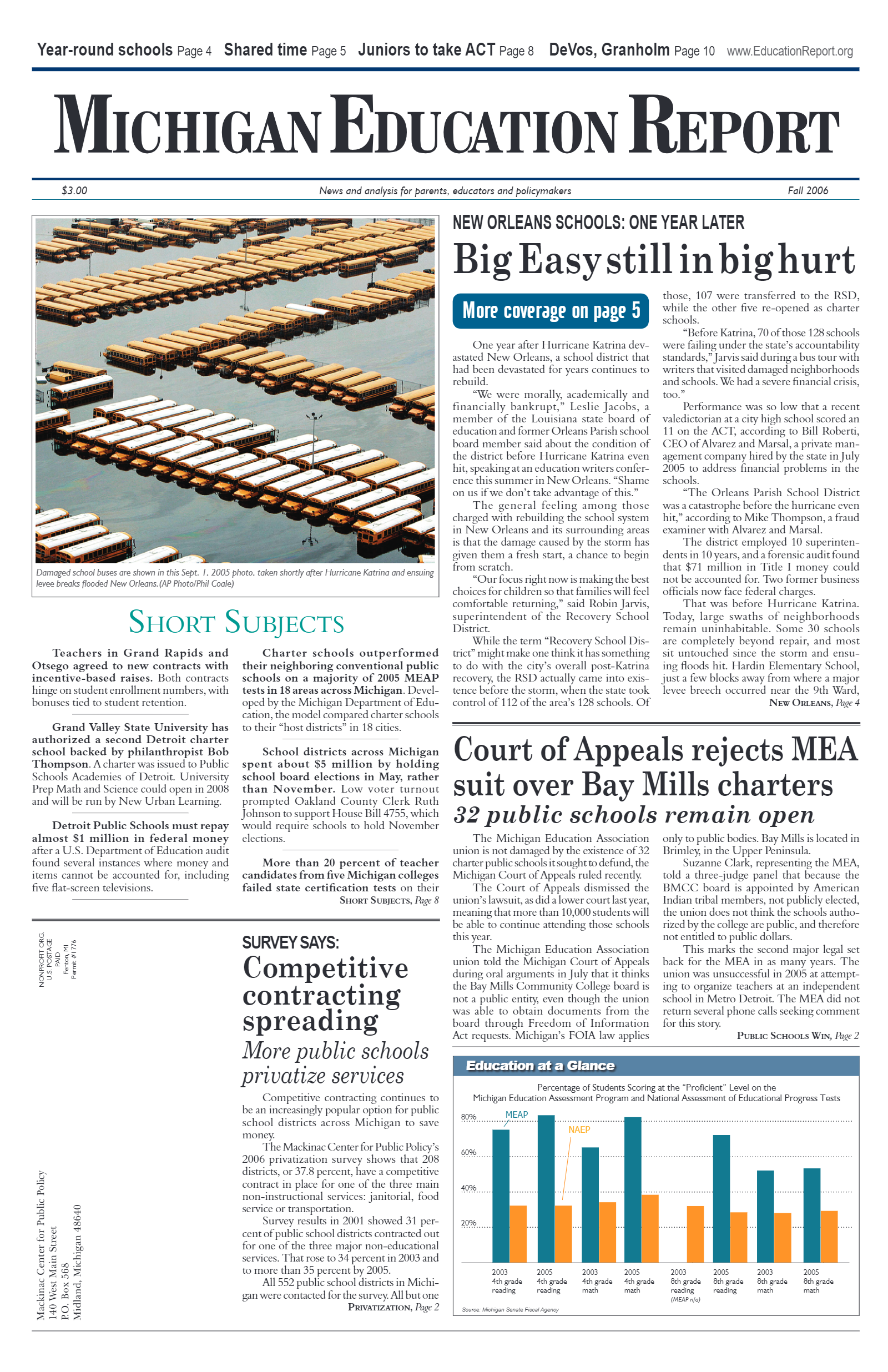 Michigan Education Report (2006-03) – Mackinac Center