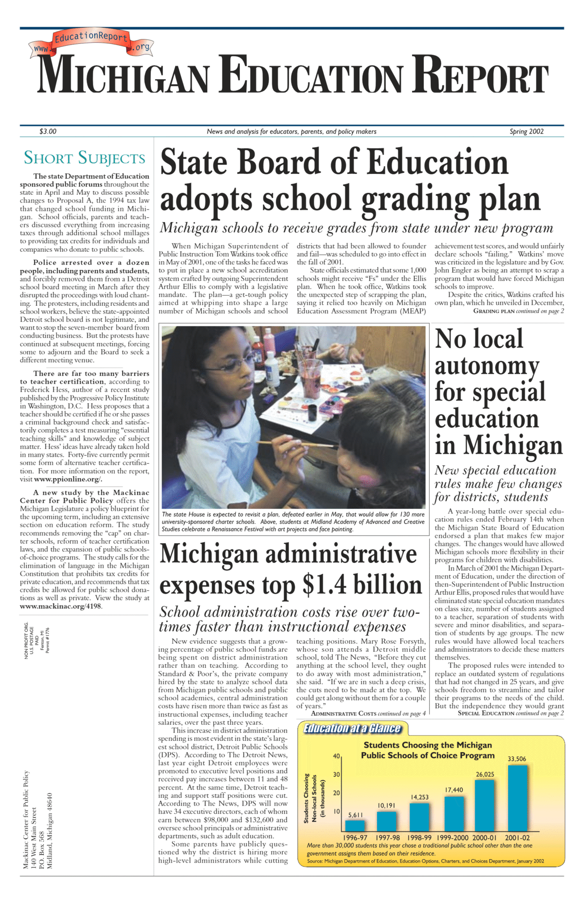 Michigan Education Report (2002-02) – Mackinac Center
