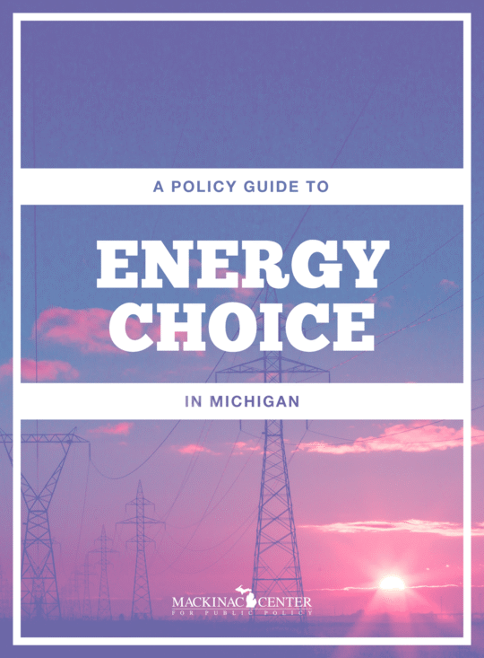 A Policy Guide to Energy Choice in Michigan – Mackinac Center