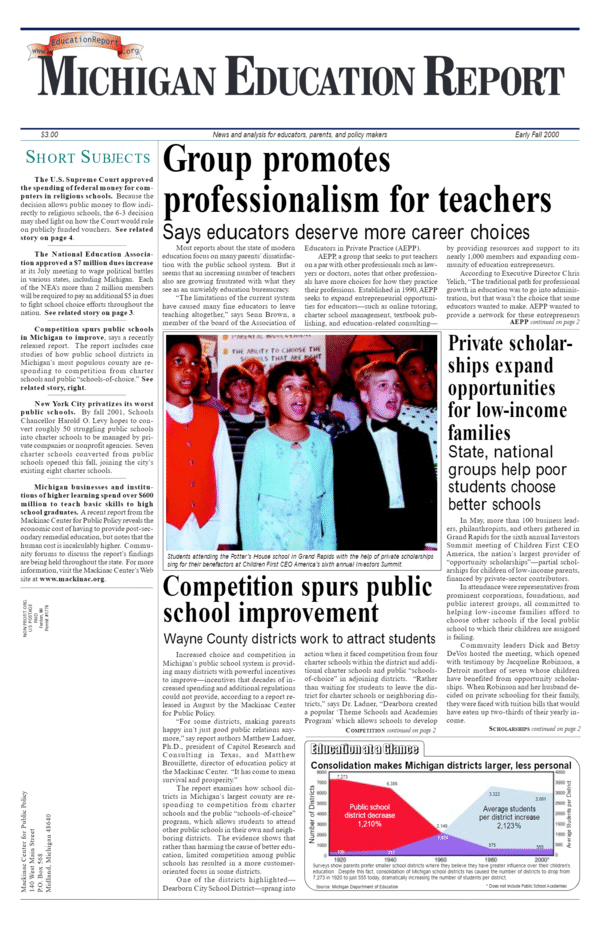 Court case continues against MEA – Michigan Education Report (2000-03 ...