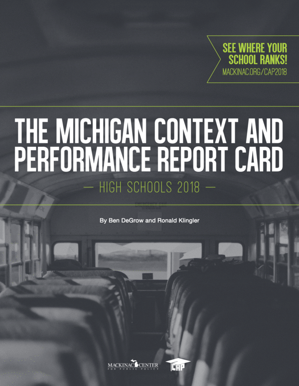 The 2018 Michigan Public High School Context and Performance Report ...