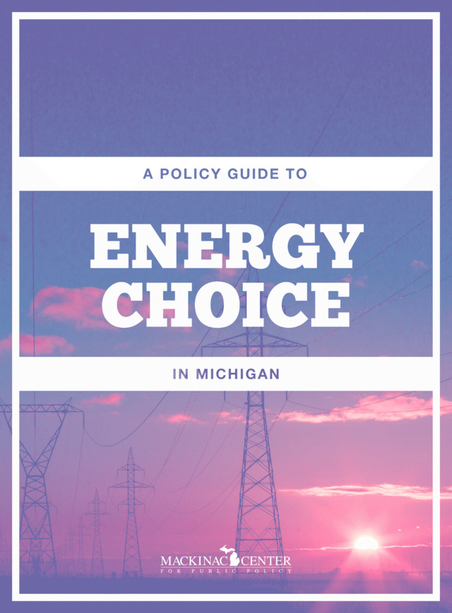 A Policy Guide to Energy Choice in Michigan – Mackinac Center
