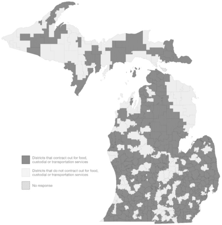 Appendix B: Map of Survey Findings by School District – Michigan School ...