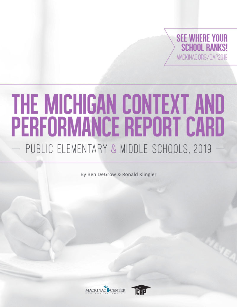 The Michigan Context and Performance Report Card: Public Elementary and ...
