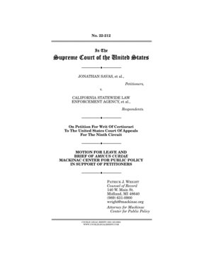 Amicus Briefs – Mackinac Center Legal Foundation