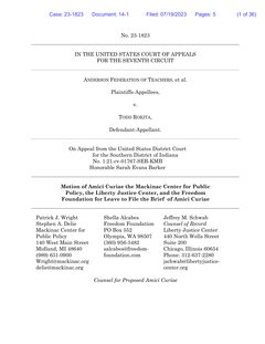 Amicus Briefs – Mackinac Center Legal Foundation