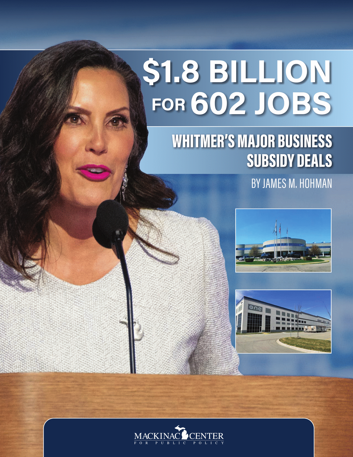 Whitmer’s Major Business Subsidy Deals – Mackinac Center